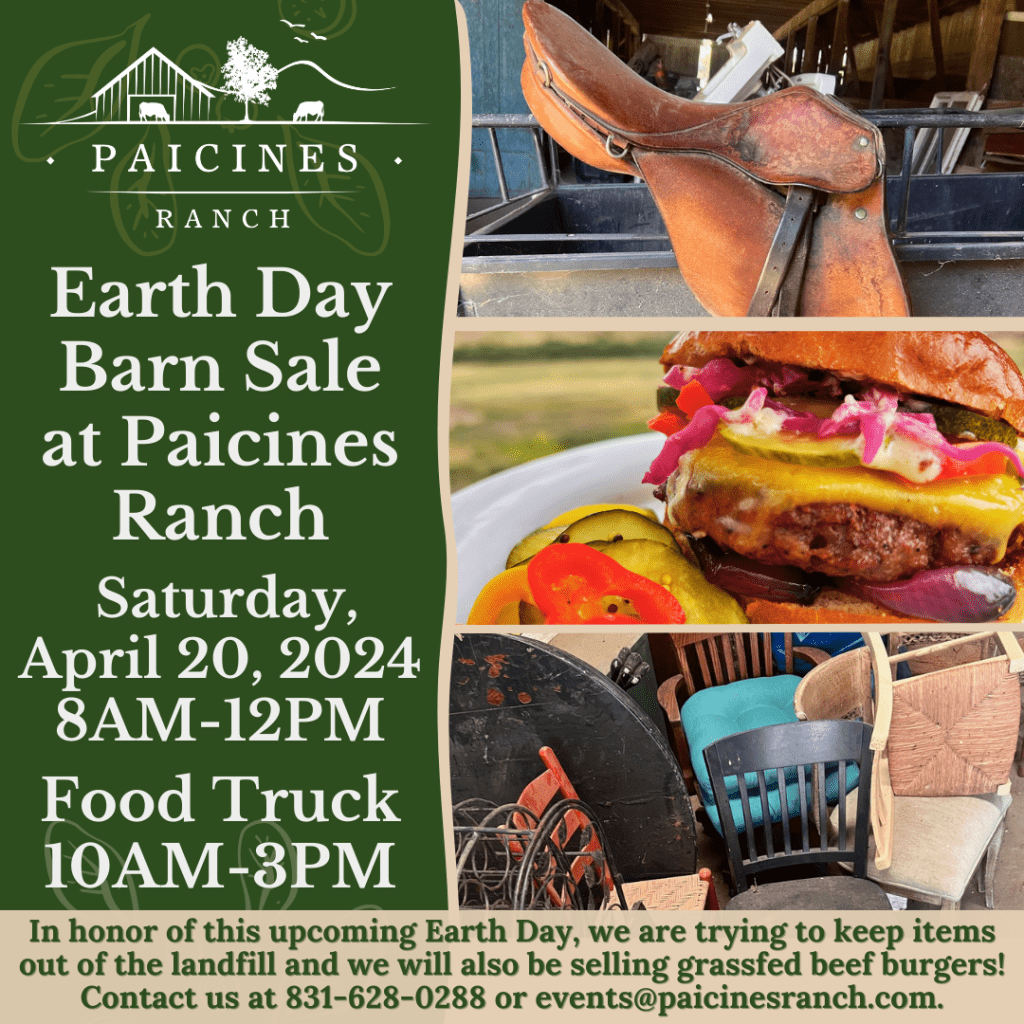 Earth Day Barn Sale & Food Truck at Paicines Ranch - Paicines Ranch